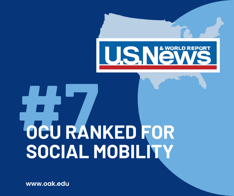 Oakland City University Ranked #7 Nationally - Oakland City University